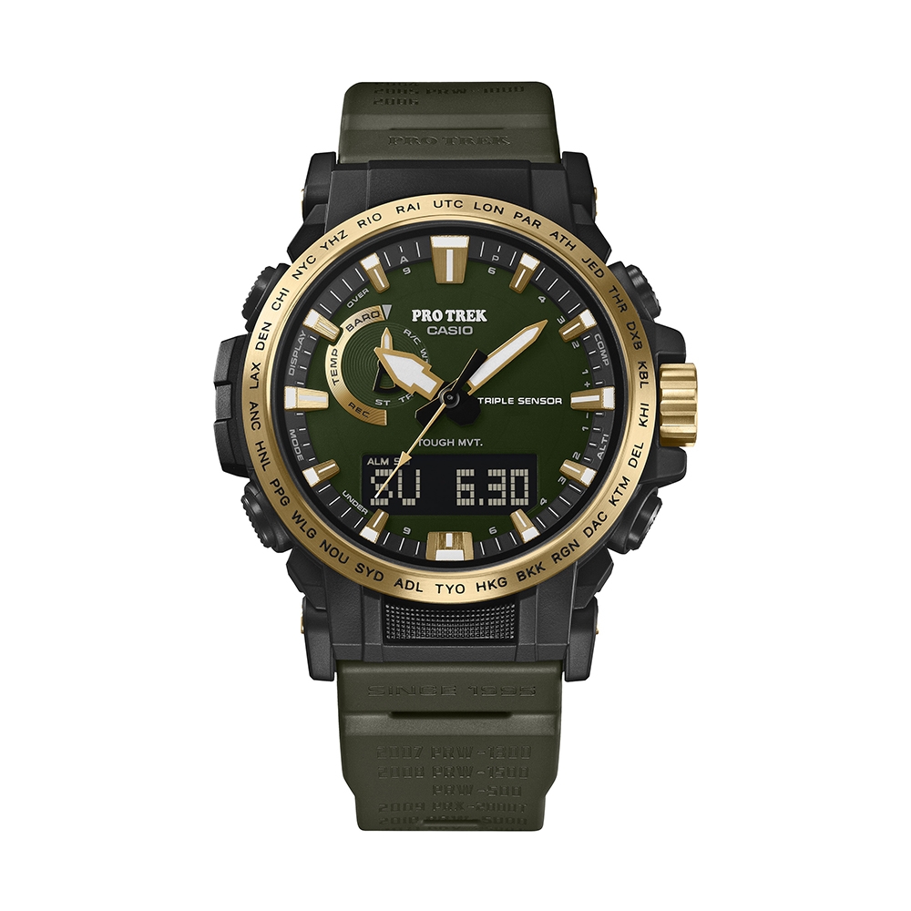 PRO TREK Sport Solar Powered Men Watch PRW-61ANS-3DR | CASIO Middle ...